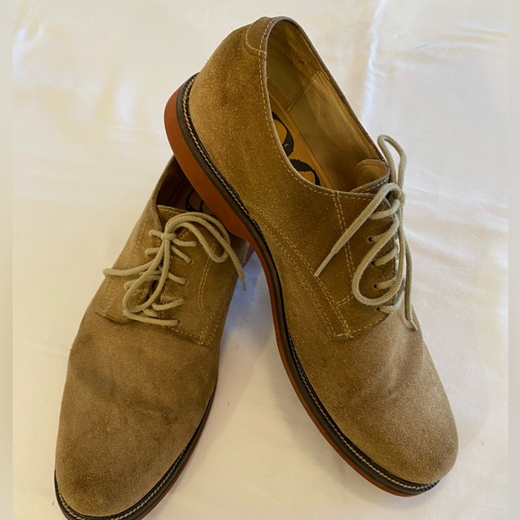 1901 | Shoes | Mens Tan Suede Laceup Dress Shoes Aka Dirty Bucks Size ...